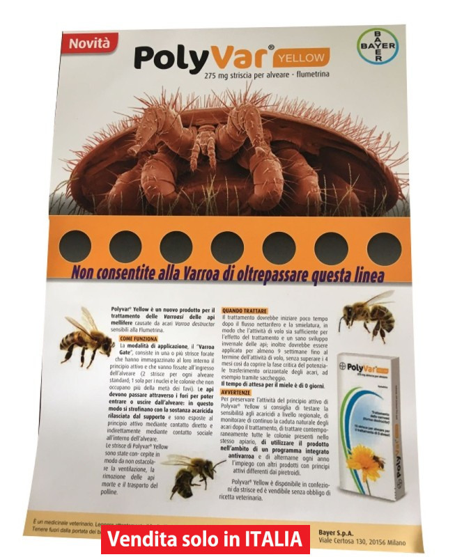 POLYVAR YELLOW 275mg BAYER - Treatments against Varroa - Stalè ...