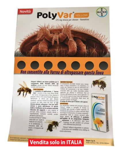 POLYVAR YELLOW 275mg per Trattamenti anti Varroa